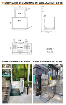 Vertical Wheelchair Platform Elevator | Disabled platform lift ...