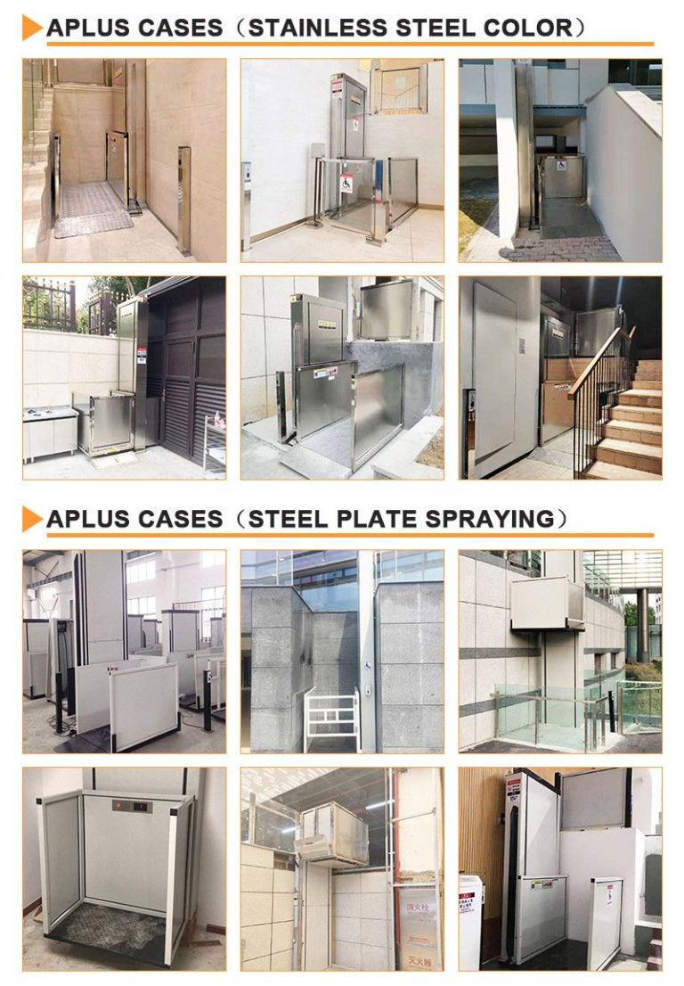 Vertical Wheelchair Platform Elevator | Disabled platform lift ...